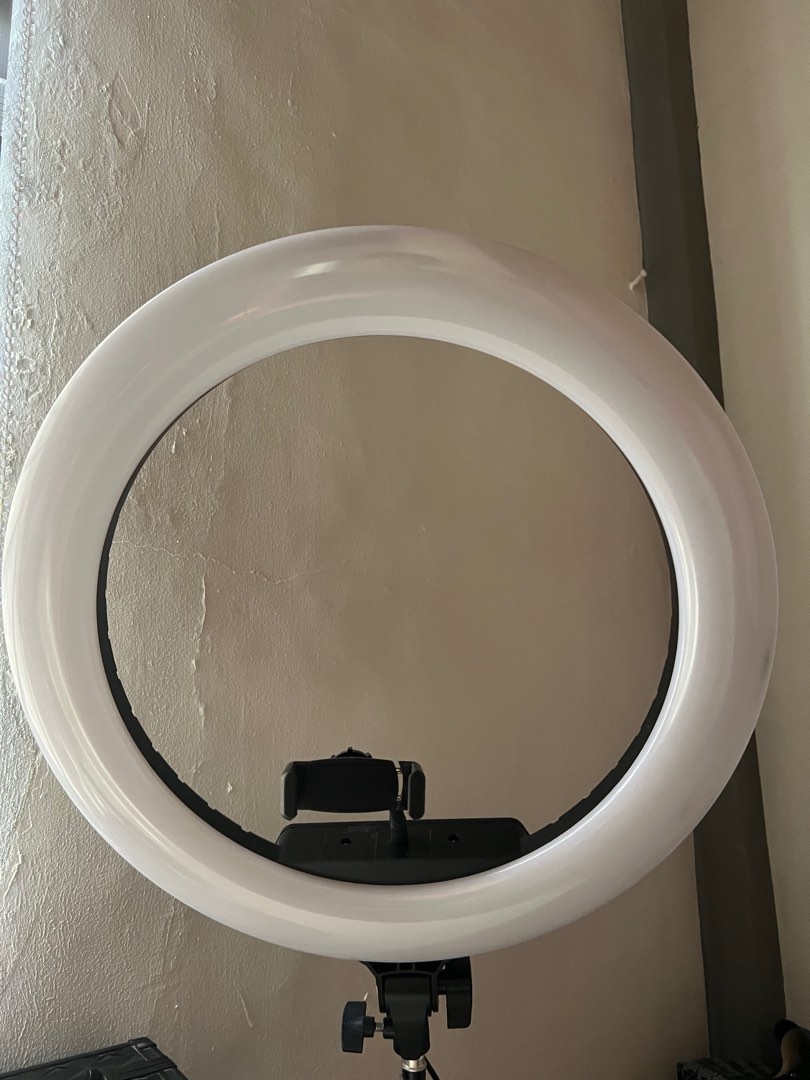 18-inch Ring Light with Stand and Bag, Furniture & Home Living ...