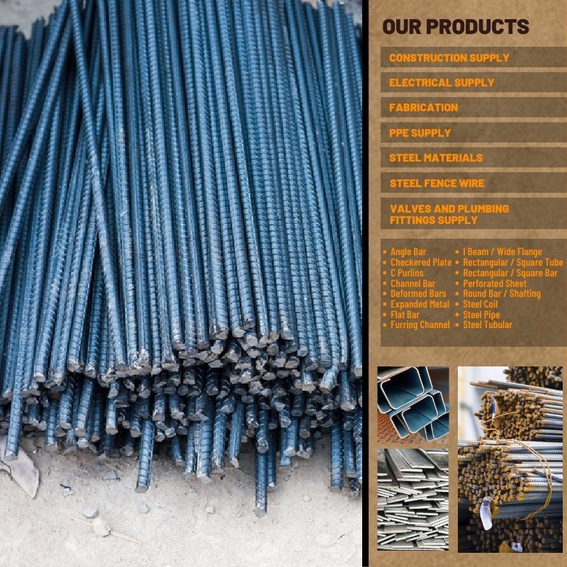 32mm x 12mtrs Grade 40 Rebar / Deformed Bar / RSB / Rebar / Steel Bar ...