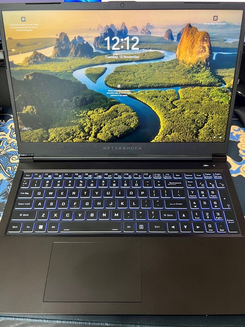 Aftershock Forge 15S Laptop (RTX3050), Upgraded, Computers & Tech, Laptops & Notebooks on Carousell