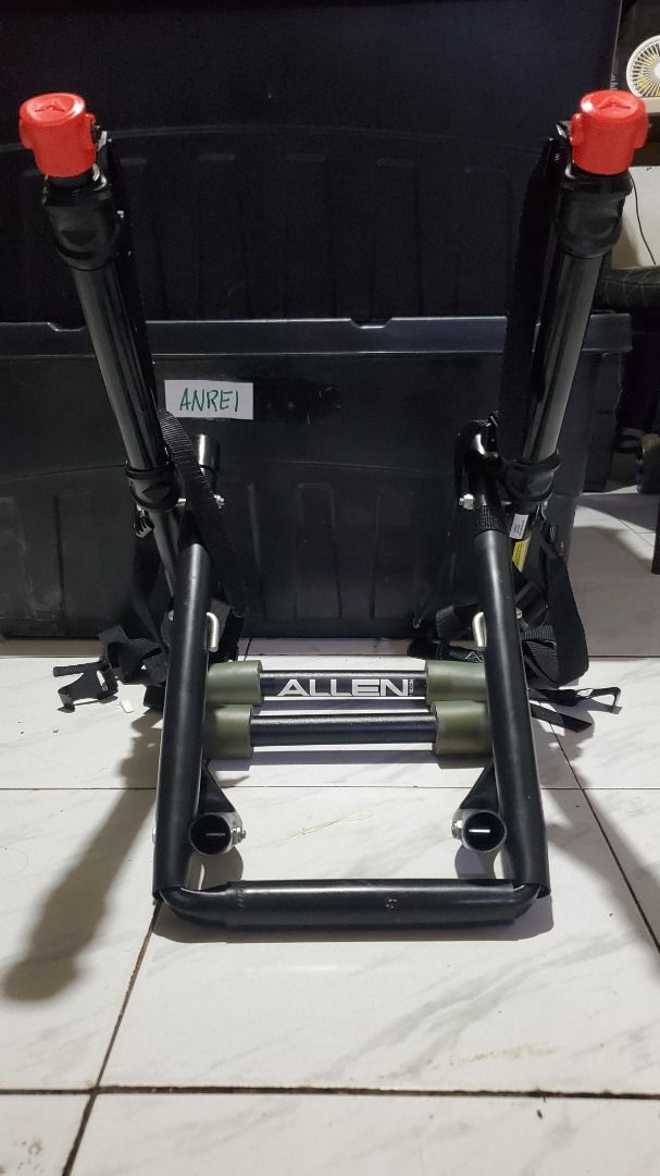 Allen Sports Deluxe 2-Bicycle Trunk Mounted Bike Rack Carrier, 102DN ...