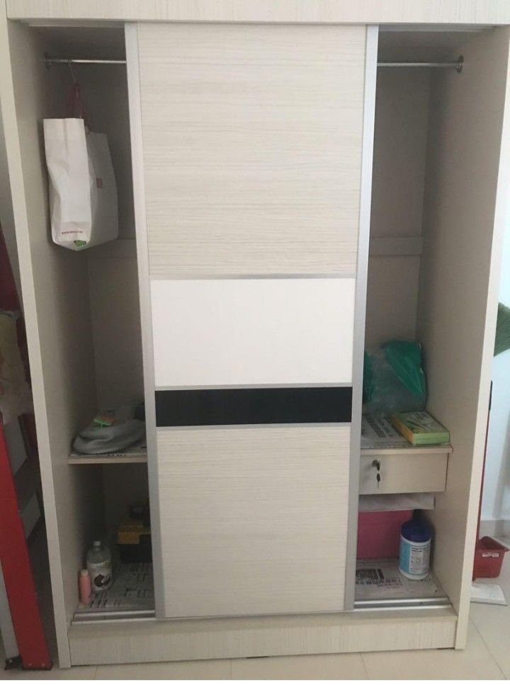 Almari sliding, Furniture & Home Living, Furniture, Shelves, Cabinets ...