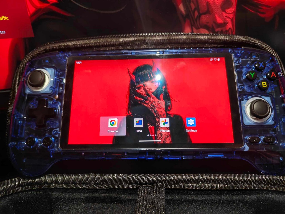 Anbernic RG556 Transparent Blue, Video Gaming, Video Game Consoles ...