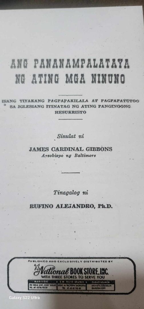 Ang Pananampalataya ng Ating Mga Ninuno, Hobbies & Toys, Books ... Ang Pananampalataya ng Ating Mga Ninuno, Hobbies & Toys, Books ...