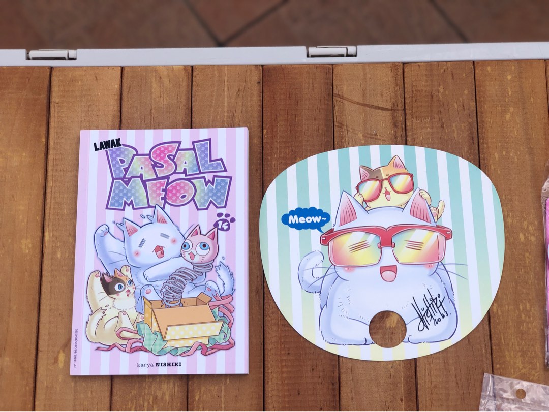 Autographed nishiki komik lawak pasal meow with autographed limited ...