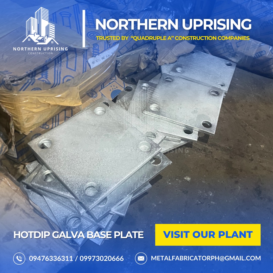 Base Plate | Stiffener Plate | HDG Plate with holes | Cut Size Plate ...