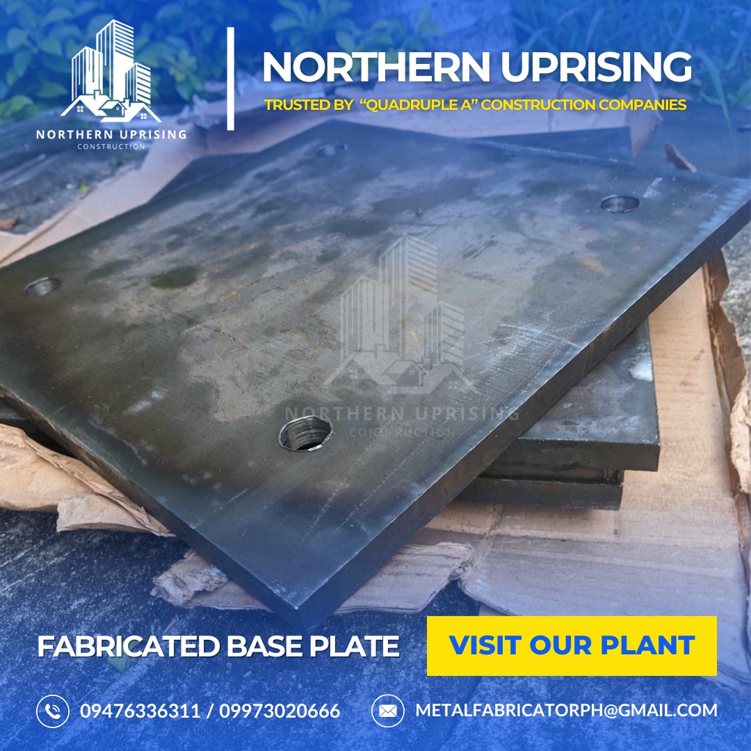Base Plate | Stiffener Plate | HDG Plate with holes | Cut Size Plate ...