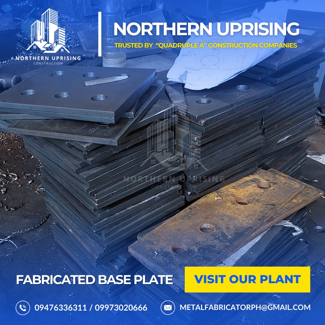 Base Plate | Stifferner Plate | HDG Plate with holes | Cut Size Plate ...
