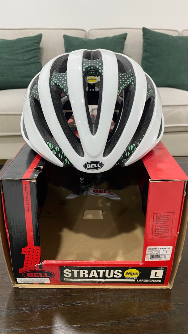 Bell Stratus MIPS White Helmet (L), Sports Equipment, Other Sports ...