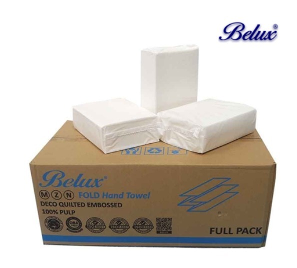 BELUX M FOLD HAND PAPER TOWEL 2 PLY WHOLESALE PRICE 250 SHEETS 16 PACKS ...