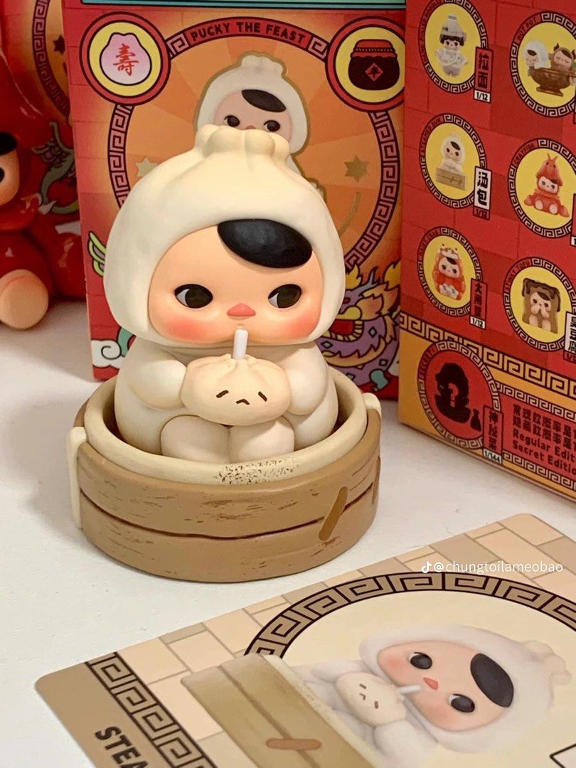 [RESERVED] BNIF - Popmart Pucky The Feast (steambun), Hobbies & Toys ...