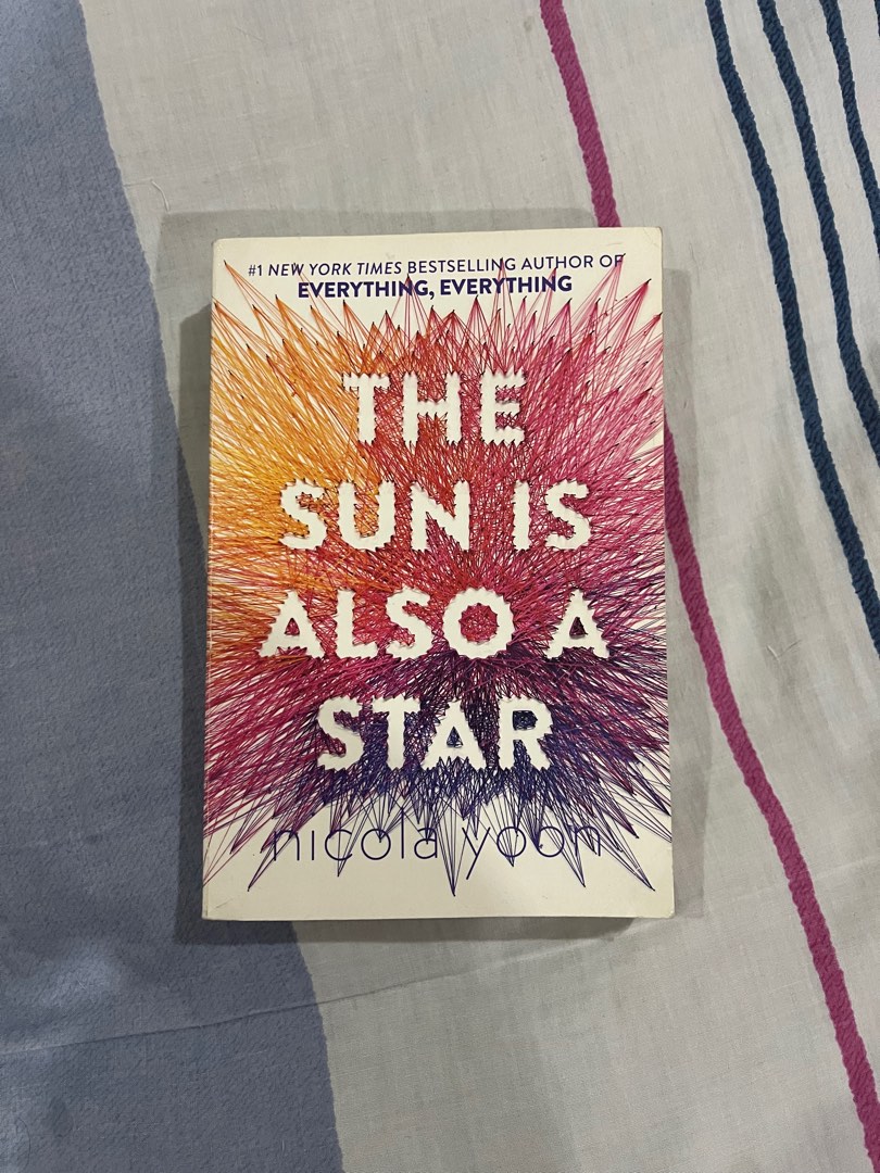 [BOOK FOR SALE] The Sun is Also a Star by Nicola Yoon, Hobbies & Toys ...