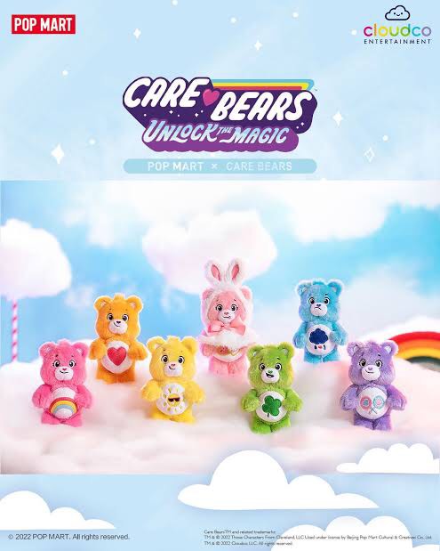 Care Bears Unlock the Magic Plush Pendant [FUNSHINE BEAR], Hobbies ...