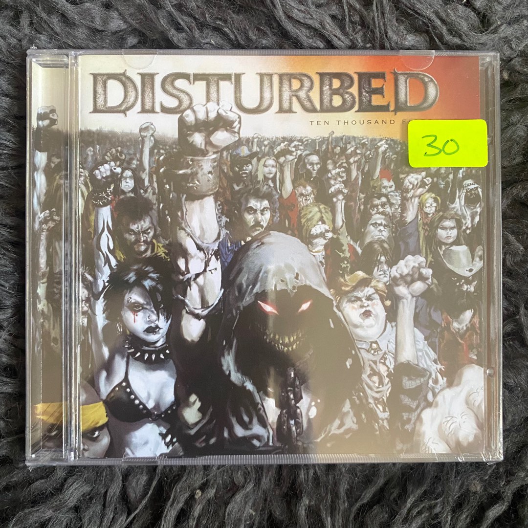 CD DISTURBED Ten Thousand, Hobbies & Toys, Music & Media, CDs & DVDs on ...