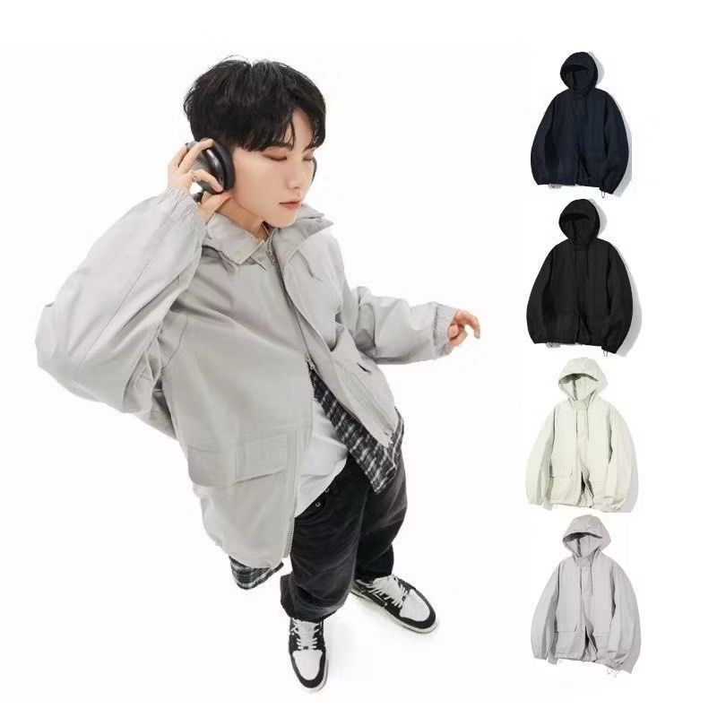 CGP x HOSHI 外套 Code graphy 棉外套 工裝外套 連帽外套, 她的時尚, 外套、夾克、大衣在旋轉拍賣