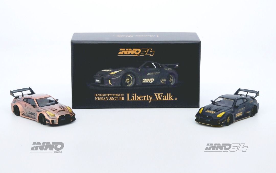 Chase Car 隱藏版 inno64 佛山改裝車展限定 1/64 Nissan GT-R R35 LB-Silhouette Works ...