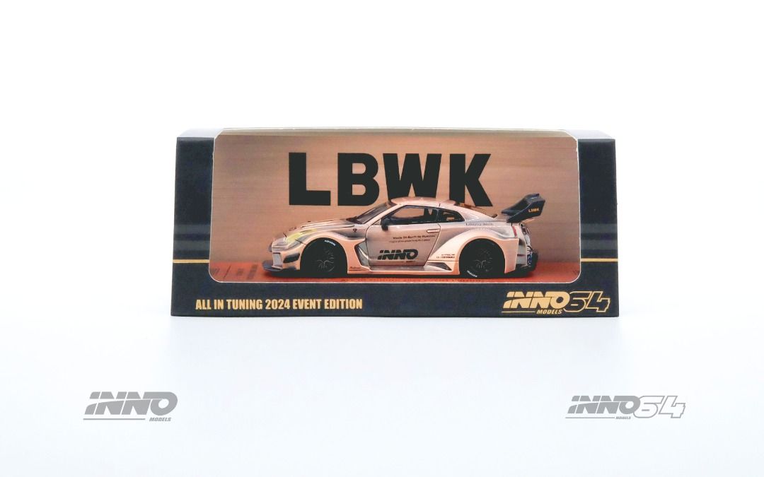 Chase Car 隱藏版 inno64 佛山改裝車展限定 1/64 Nissan GT-R R35 LB-Silhouette Works ...