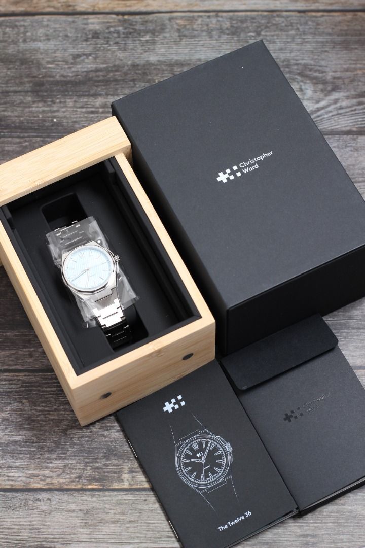 Christopher Ward "The Twelve" Glacier Blue C12 NEW, Men's Fashion ...