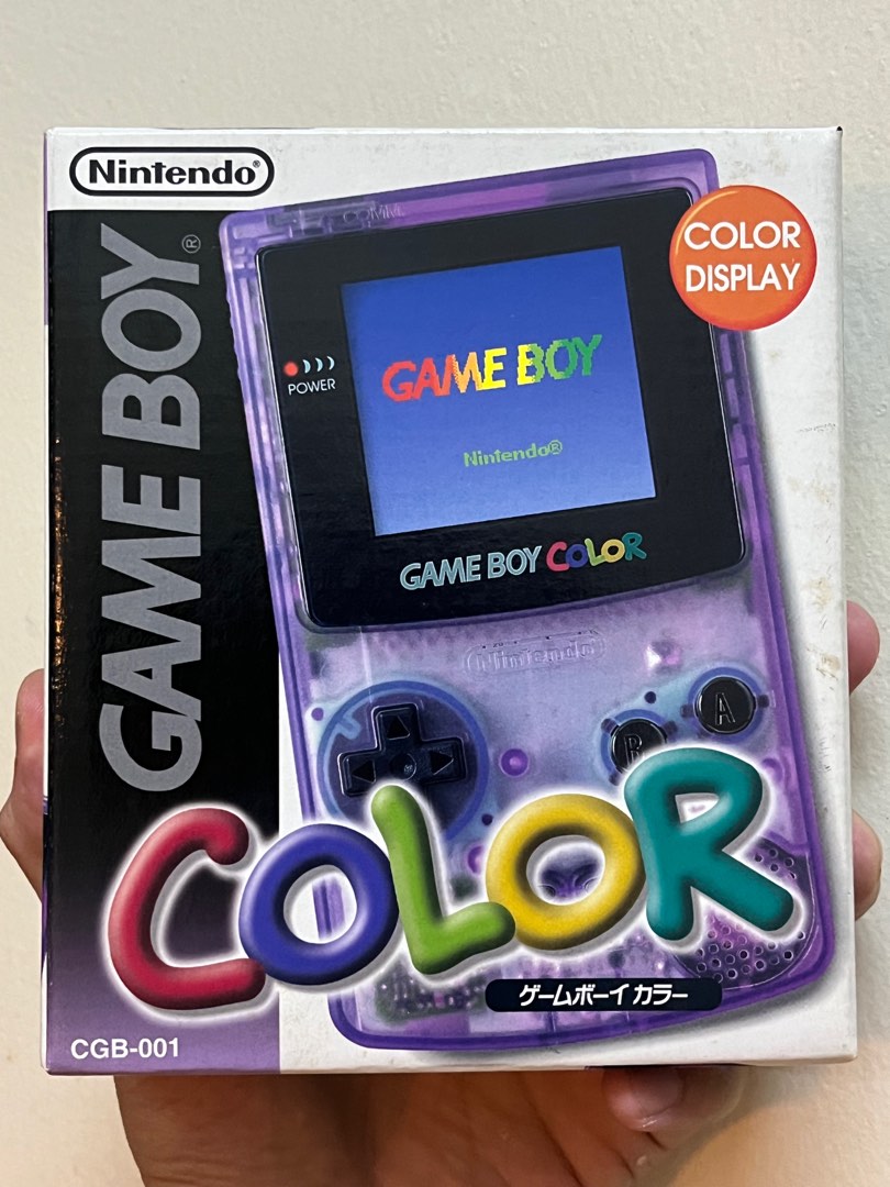(CIB) Nintendo Gameboy Color - Atomic Purple, Video Gaming, Video Games ...