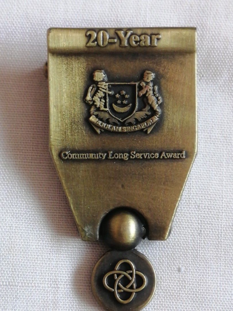 Community Service Award 20-Year Medal on Carousell