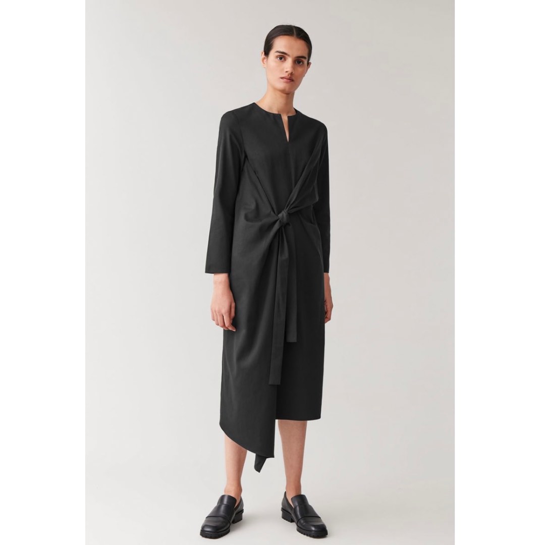 COS knot dress (size tag cut), Women's Fashion, Dresses & Sets, Dresses ...