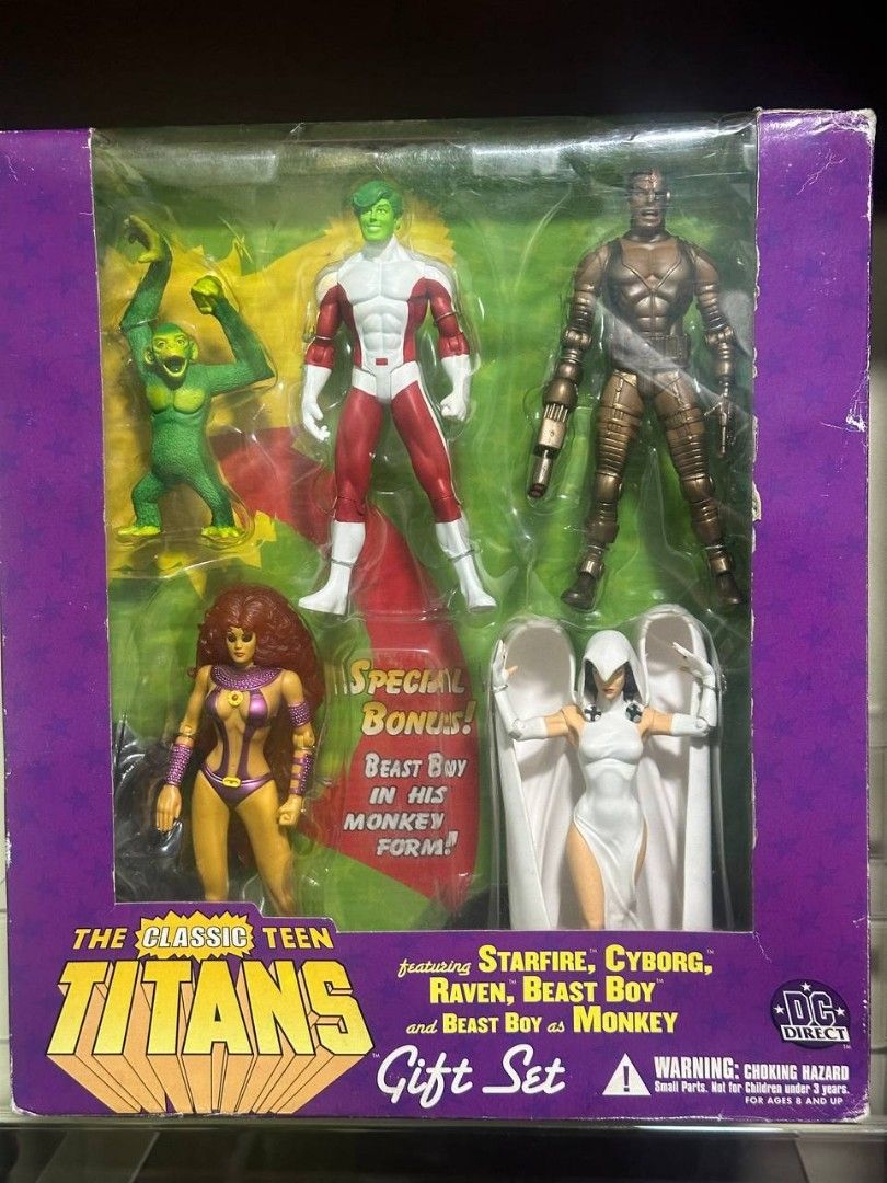 DC Direct Teen Titans Box Set, Hobbies & Toys, Toys & Games on Carousell