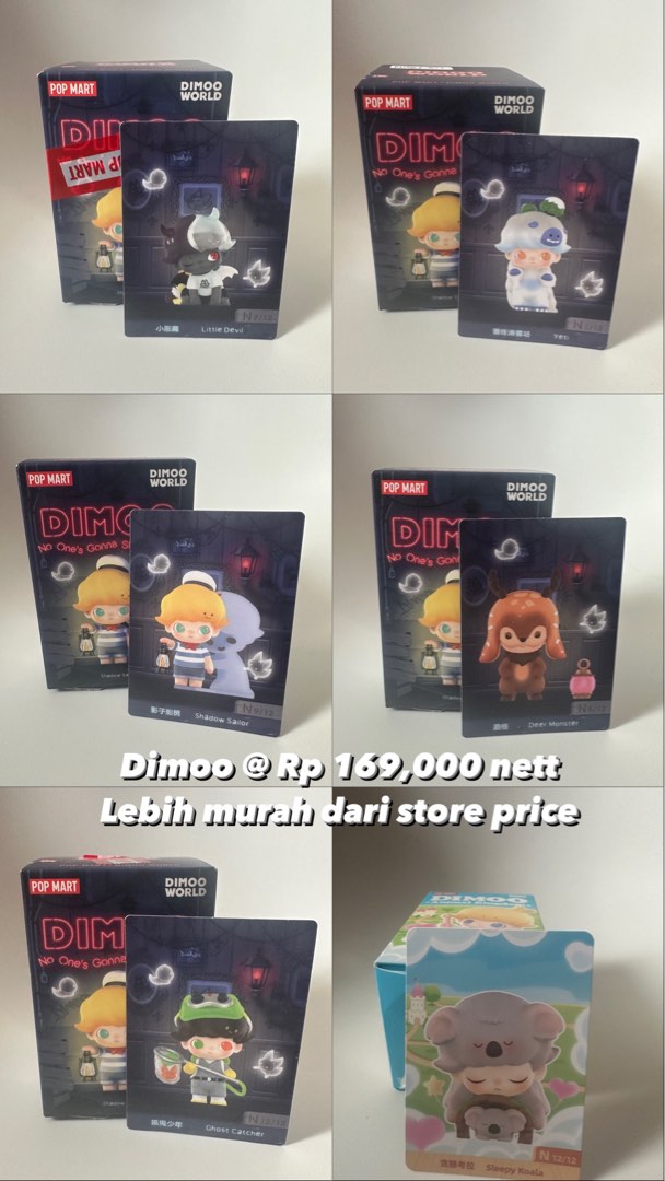 Dimoo Figure Pop Mart, Toys & Collectibles, Mainan di Carousell