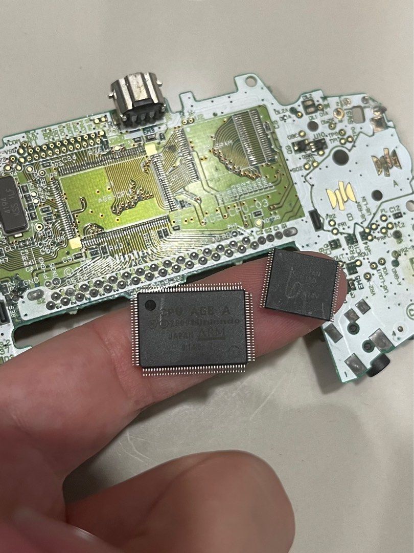 Gameboy Advance CPU & RAM chip, Video Gaming, Video Game Consoles ...