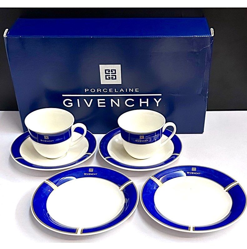 Givenchy Paris GB-34 Cup Set & Tea Plate Set in Original Box, Furniture ...