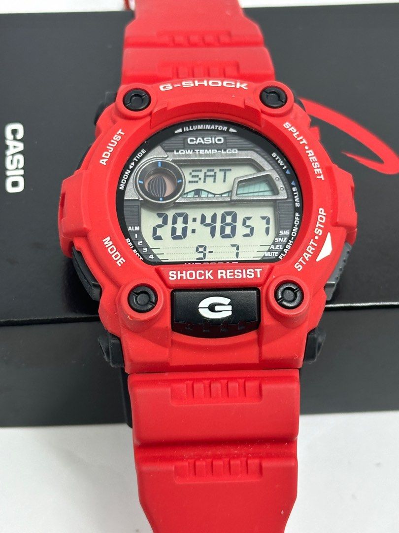 Gshock Mat Motor Merah Ori, Men's Fashion, Watches & Accessories ...