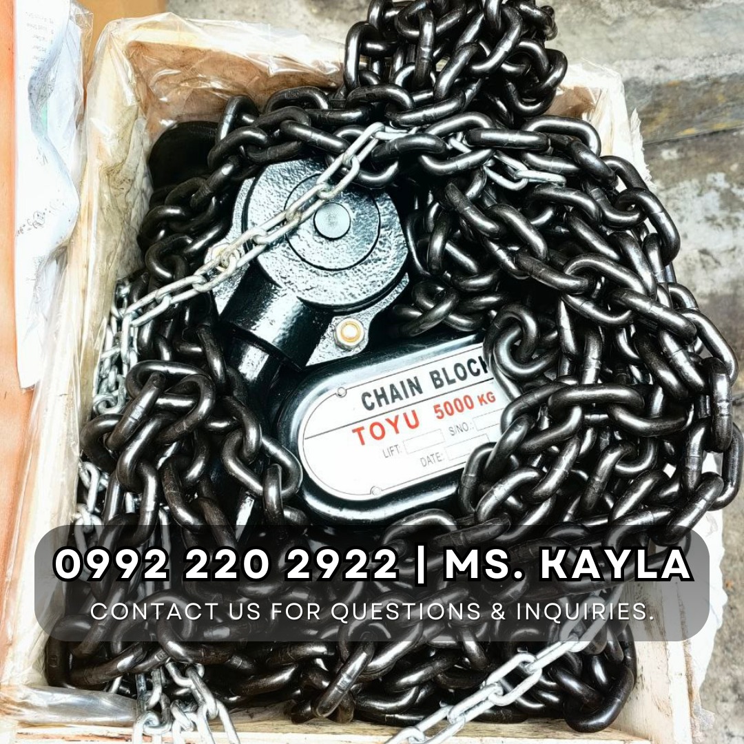 Heavy Duty Chain Block, Commercial & Industrial, Construction Tools ...