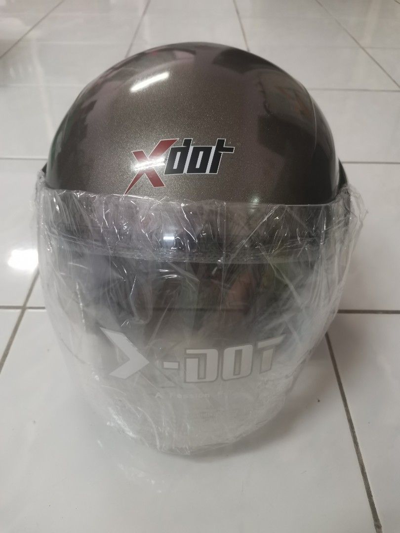 Helmet xdot. Grey, Motorbikes on Carousell