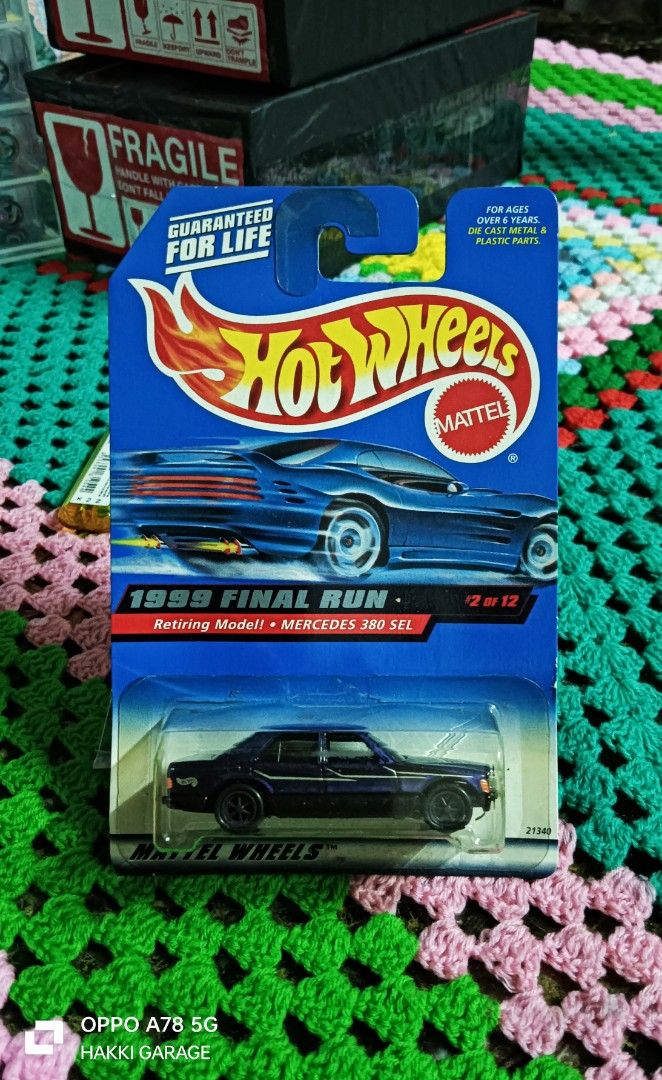 HOT WHEELS MERCEDES BENZ 380SEL FINAL RUN (1999), Hobbies & Toys, Toys & Games on Carousell