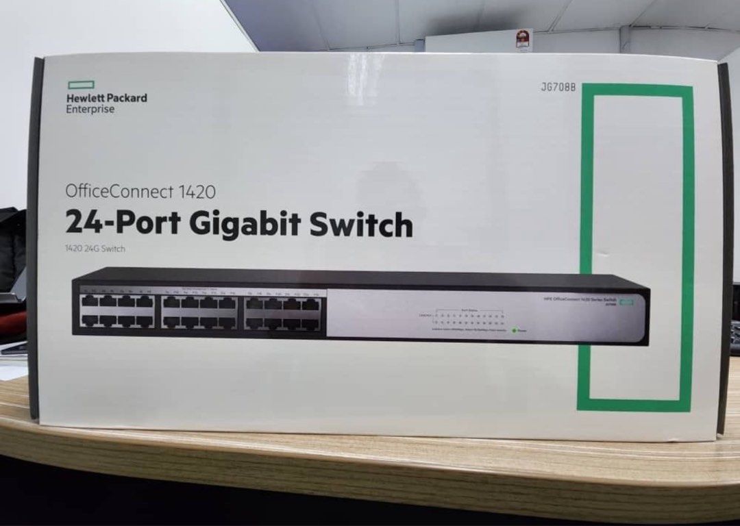 HPE Network Switch (24 ports), Computers & Tech, Office & Business ...