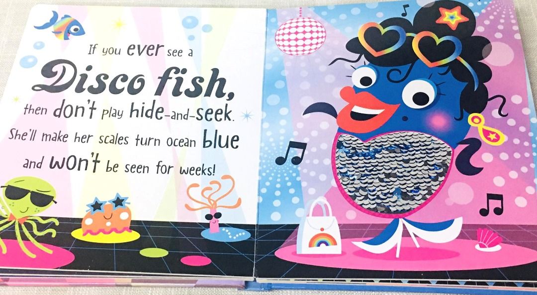 If You Ever See a Disco Fish Board Book (With Color-Changing Sequins ...