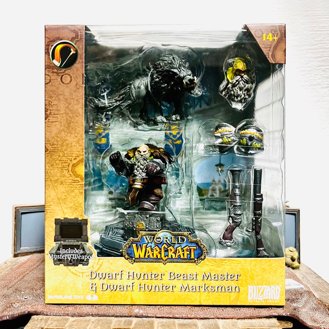 [In hand] Mcfarlane Toys World of Warcraft Dwarf Hunter: Beast Master ...