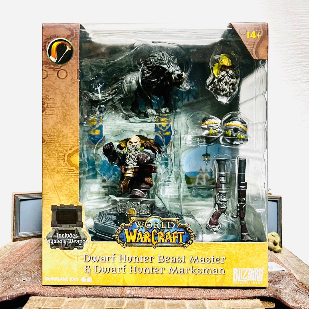 [In hand] Mcfarlane Toys World of Warcraft Dwarf Hunter: Beast Master ...
