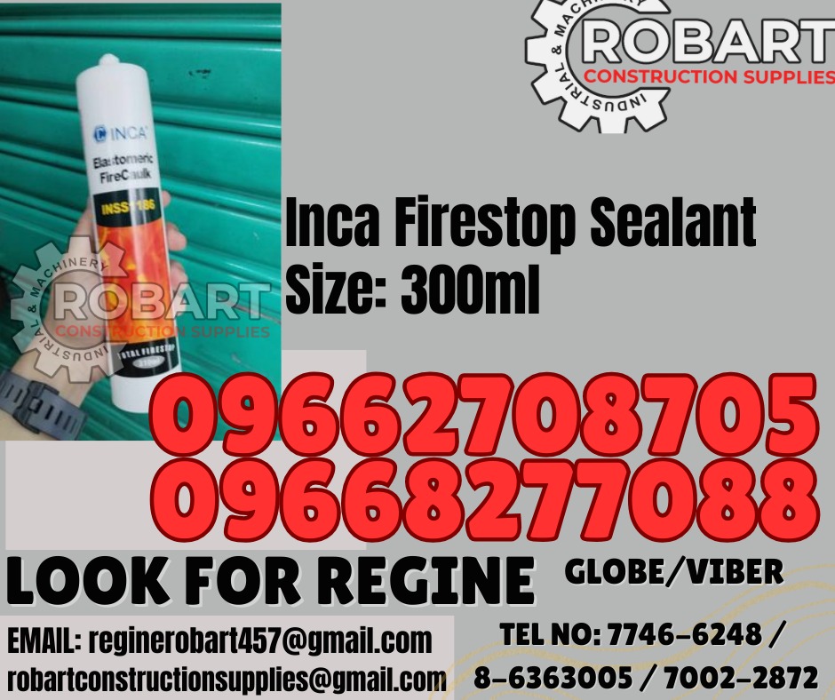 Inca Firestop Sealant Size: 300ml, Commercial & Industrial ...