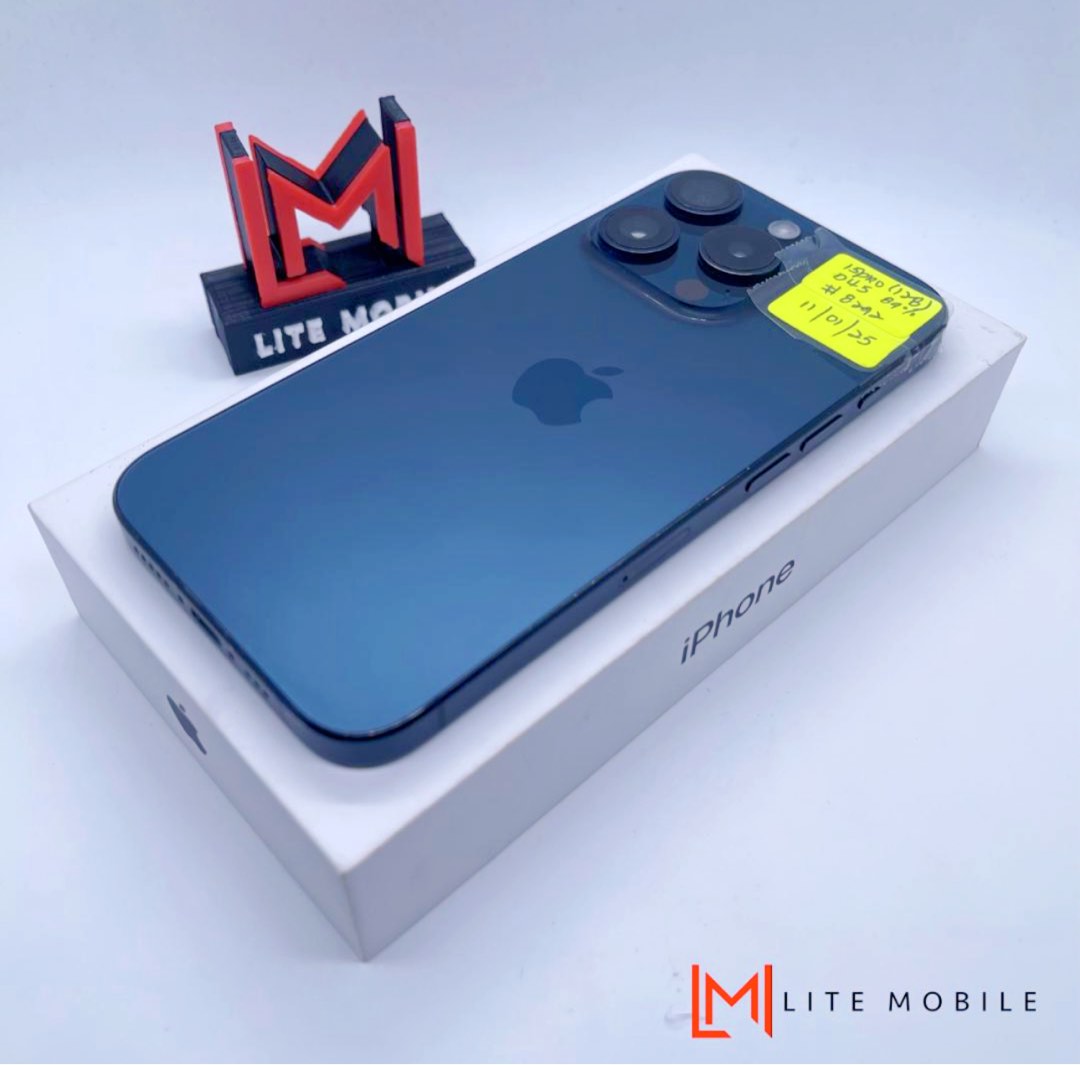 iPhone 15 Pro 128GB Blue Titanium, Mobile Phones & Gadgets, Mobile ...