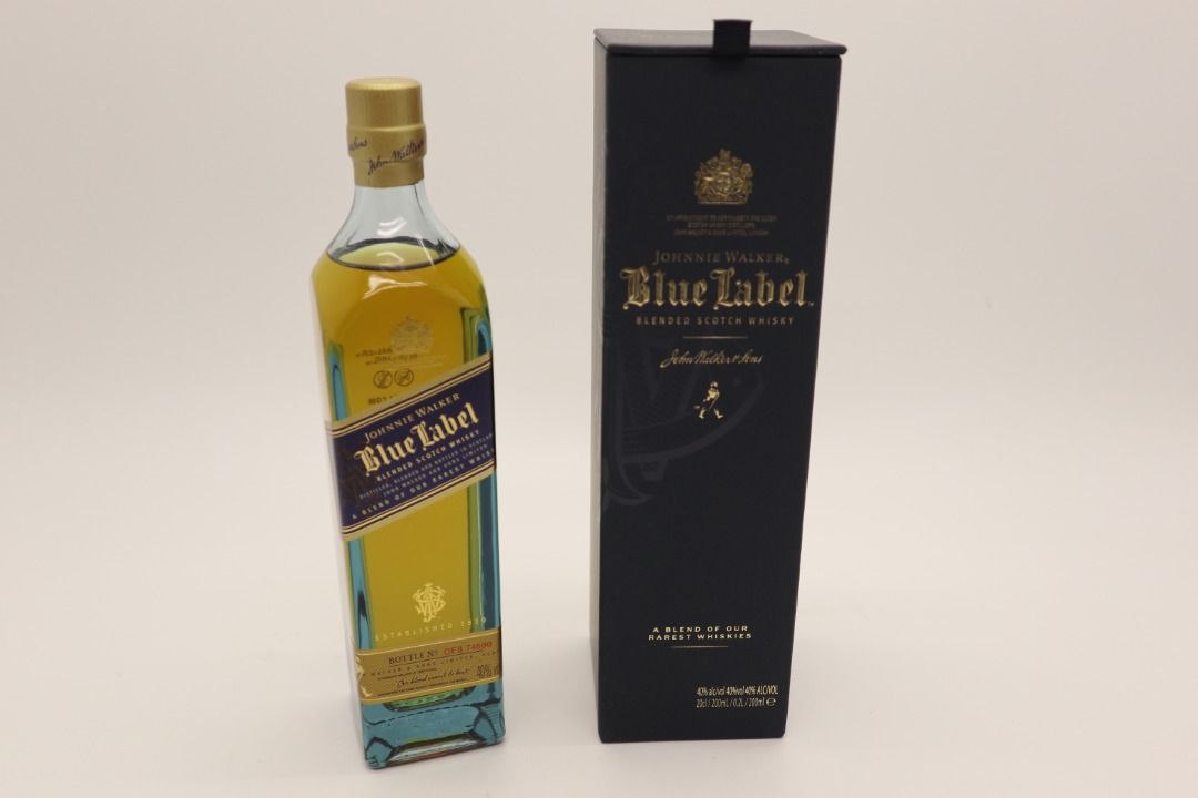 Johnnie Walker Blue Label 200ml 20cl 40% Blended Scotch Whisky, 嘢食 & 嘢飲 ...