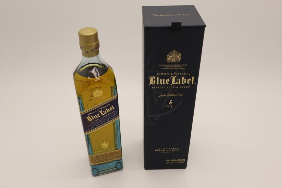 Johnnie Walker Blue Label 200ml 20cl 40% Blended Scotch Whisky, 嘢食 & 嘢飲 ...