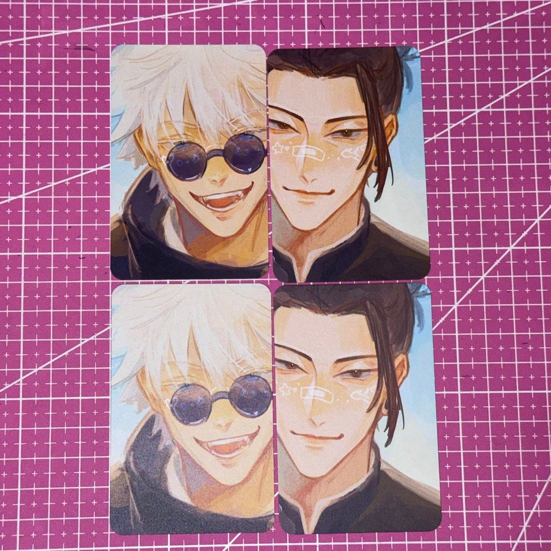 jujutsu kaisen jjk photocards (gojo geto), Hobbies & Toys, Memorabilia ...
