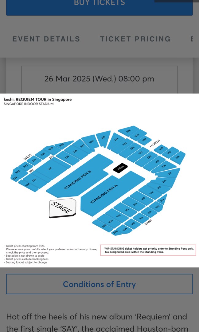 Keshi Requiem Tour Singapore 2025, Tickets & Vouchers, Event Tickets on ...