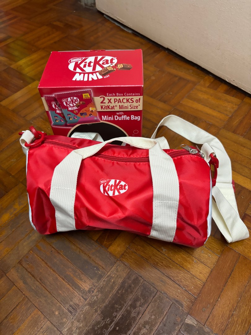 Kitkat Mini Duffle Bag, Men's Fashion, Bags, Sling Bags on Carousell