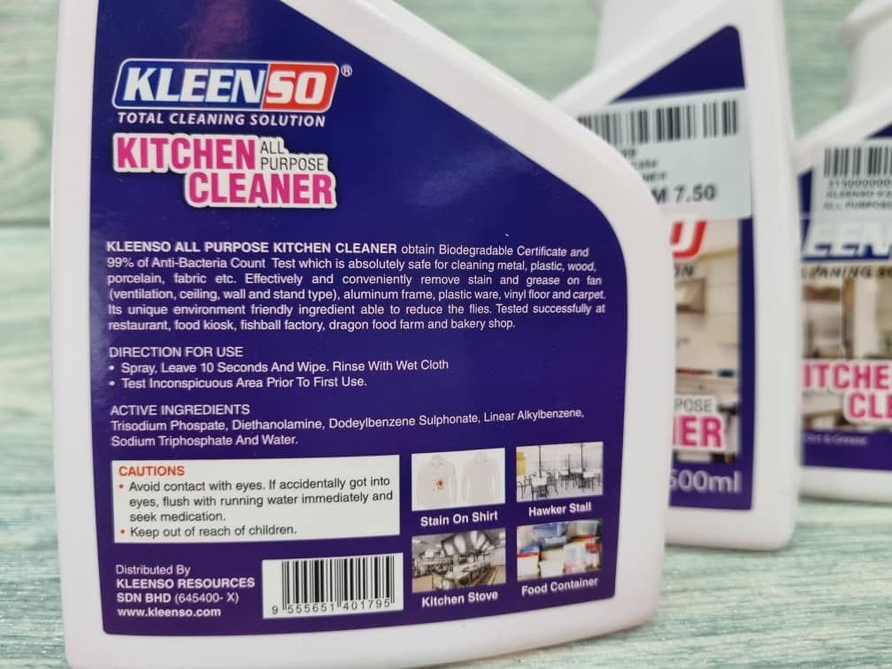 Kleenso ALL PURPOSE Kitchen Cleaner, Everything Else, Others on Carousell