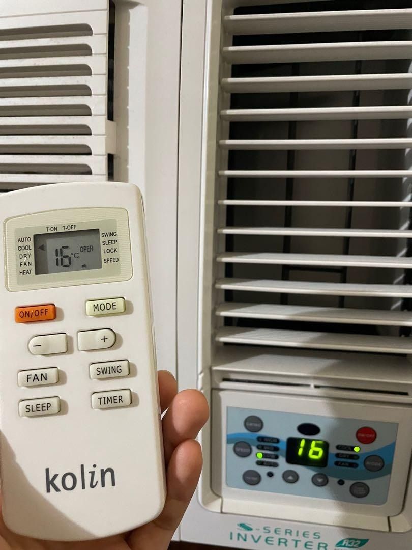 KOLIN Window-type Inverter Aircon FREE Metal Frame, TV & Home ...