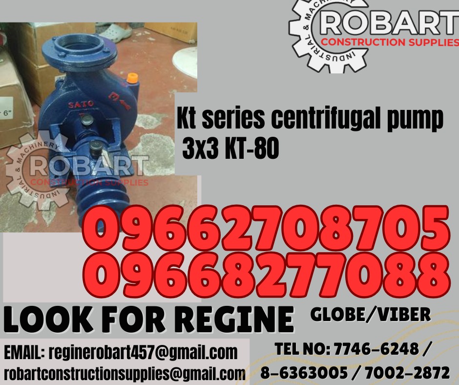 Kt series centrifugal pump 3x3 KT-80, Commercial & Industrial, Construction Tools & Equipment on ...