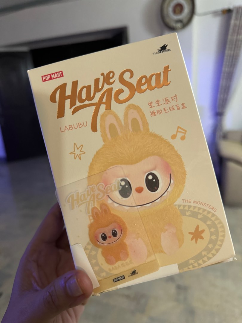 LABUBU Have a seat BABA, Hobbies & Toys, Toys & Games on Carousell