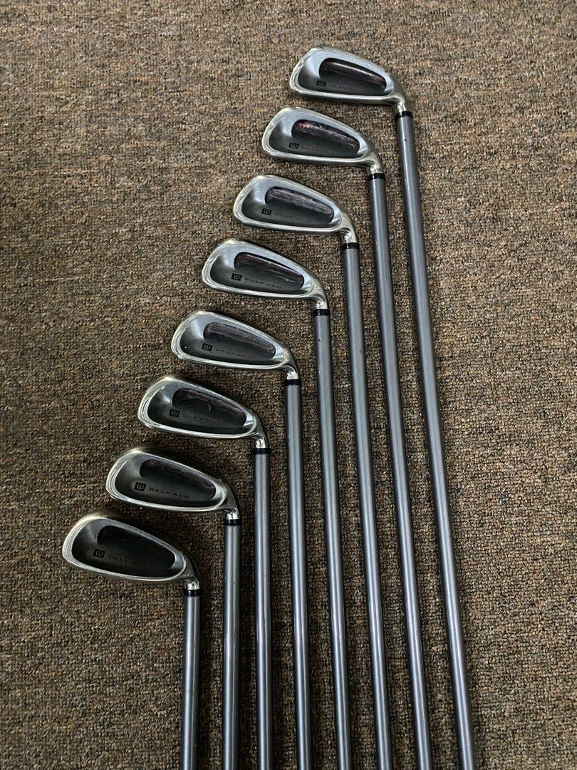 (Lady) Wilson DEEP RED Iron Set, Sports Equipment, Sports & Games, Golf ...
