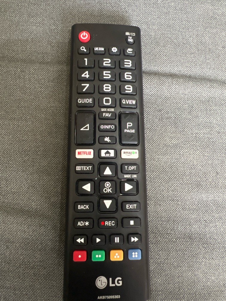 LG Original TV remote, TV & Home Appliances, TV & Entertainment, TV ...