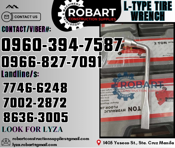 L-Type Tire Wrench, Commercial & Industrial, Construction Tools ...